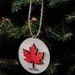 Canada Ornament, Maple Leaf Ornament, Wood Canada Ornament, Canadian ...