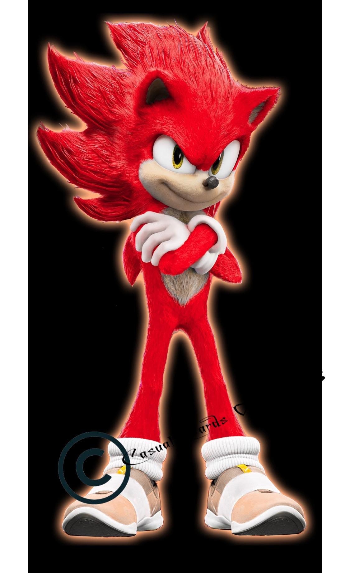 Sonic the Hedgehog Red Iron on T-shirt Transfer Print Free P&P - Etsy UK