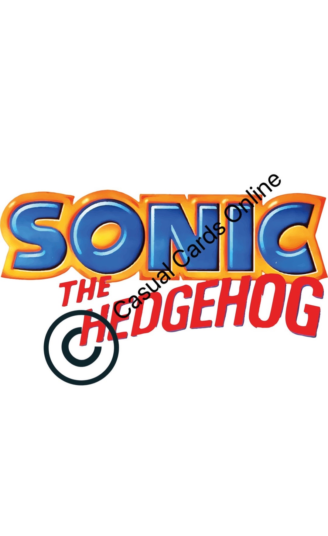 Sonic the Hedgehog Iron on T-shirt Transfer Print Free P&P - Etsy