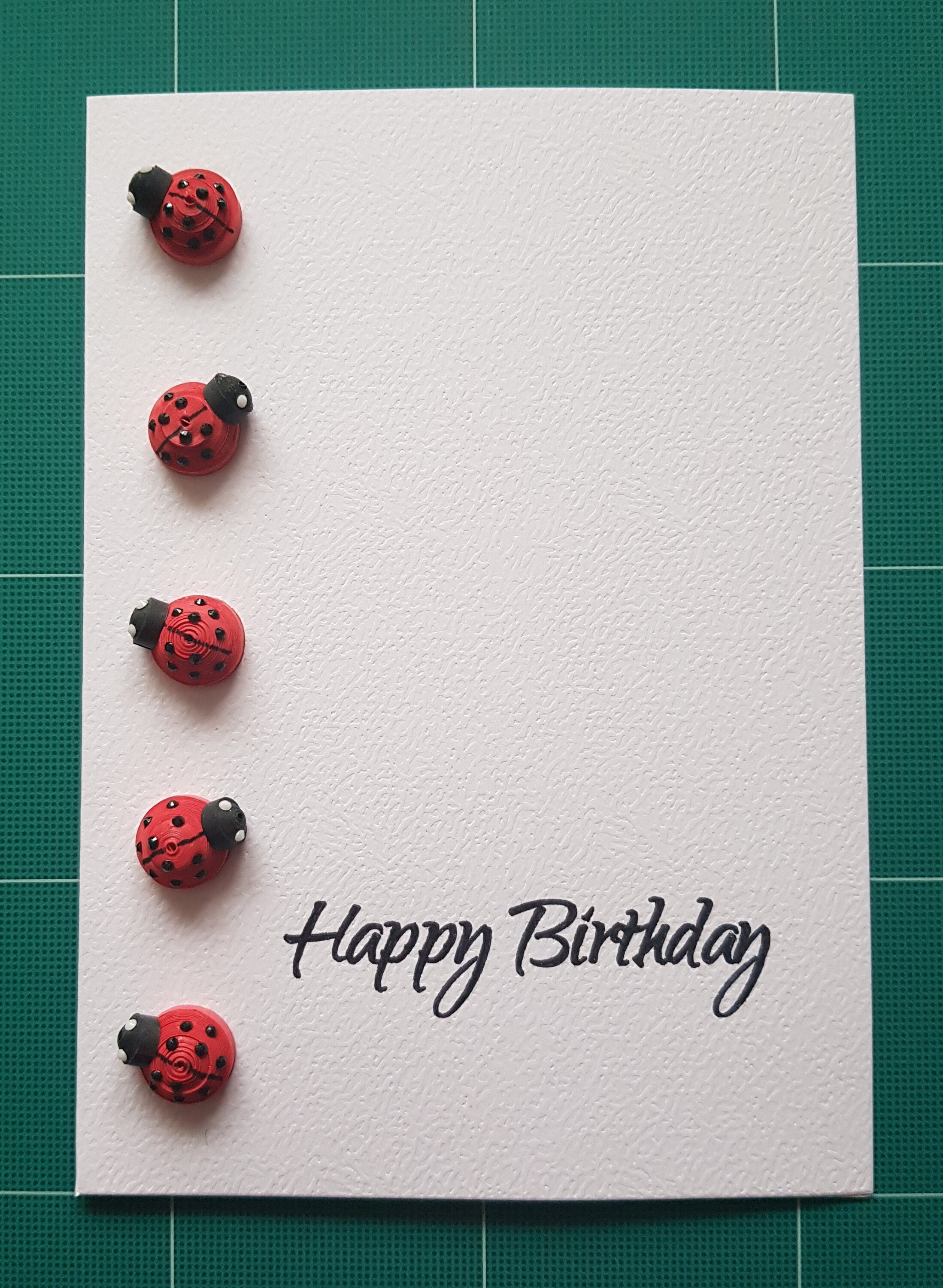 Handmade Quilled Ladybird Card - Etsy