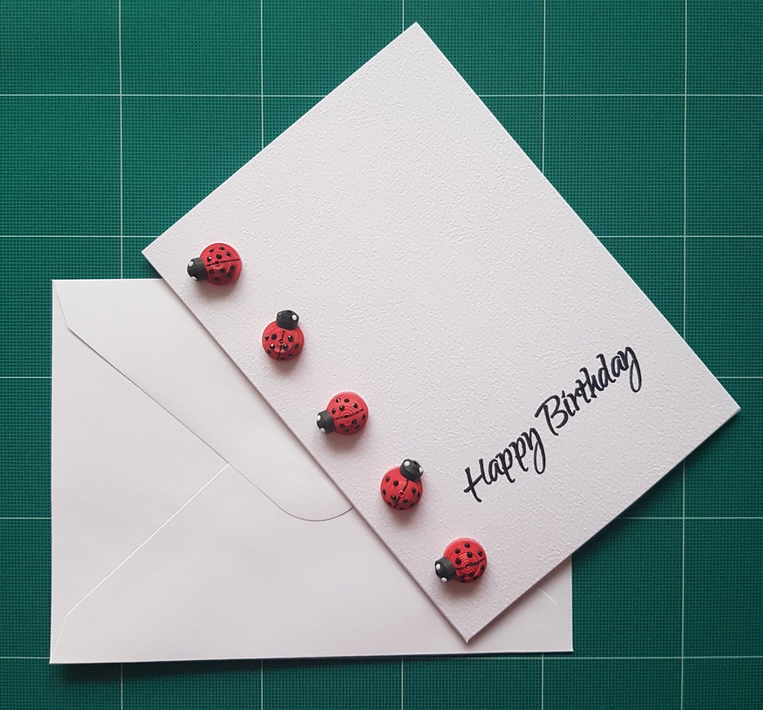 Handmade Quilled Ladybird Card - Etsy