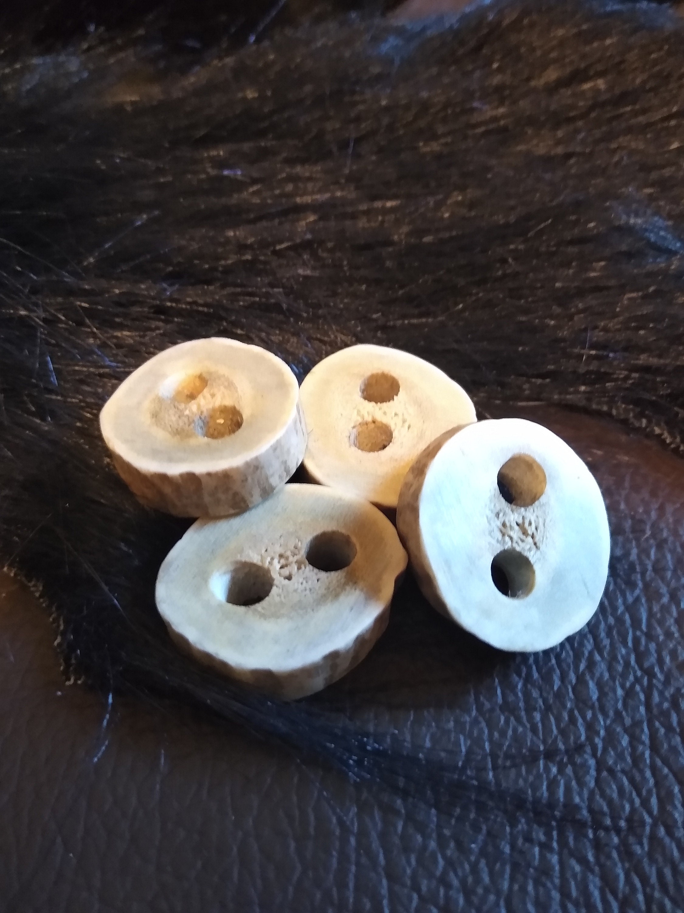 Antler Buttons, Real Whitetail Deer Antler Buttons, Button, Toggle ...