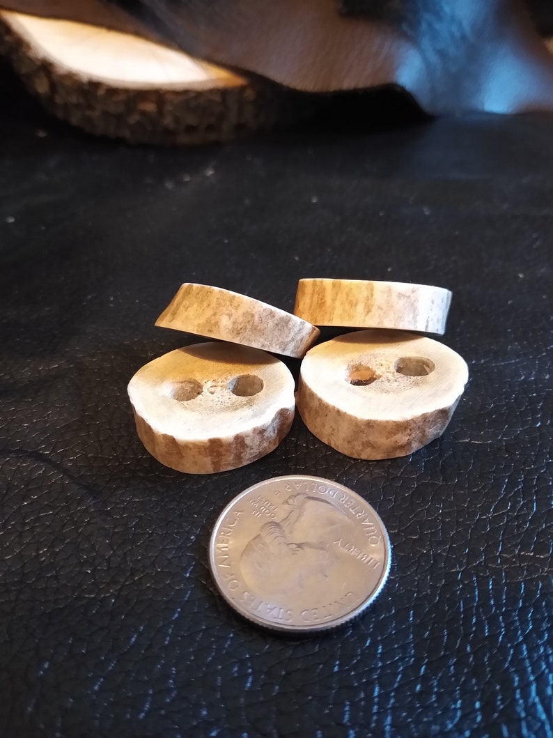 Antler Buttons, Real Whitetail Deer Antler Buttons, Button, Toggle ...