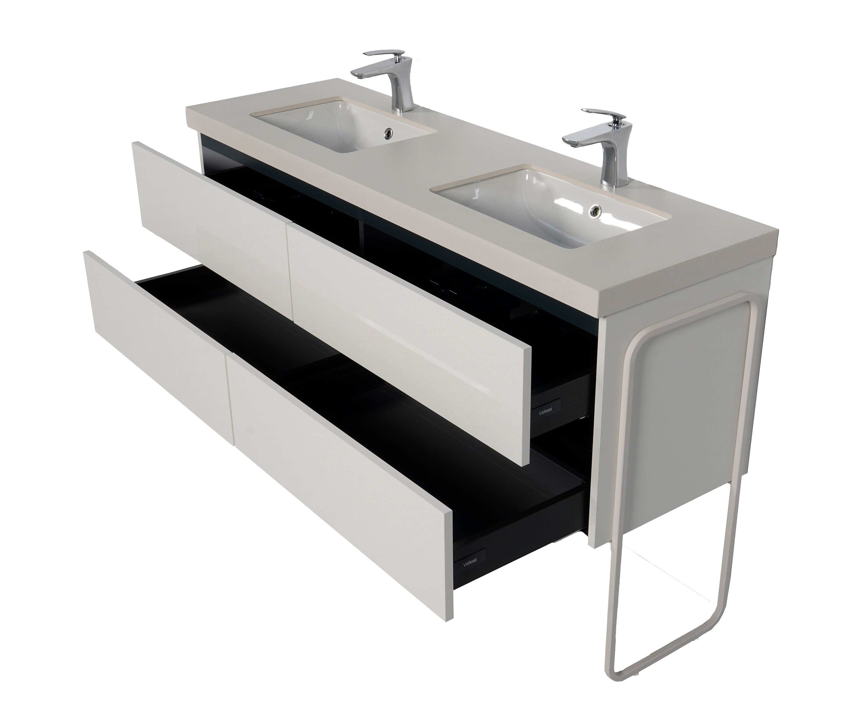 Veneto High Gloss White Bathroom Vanity - Etsy