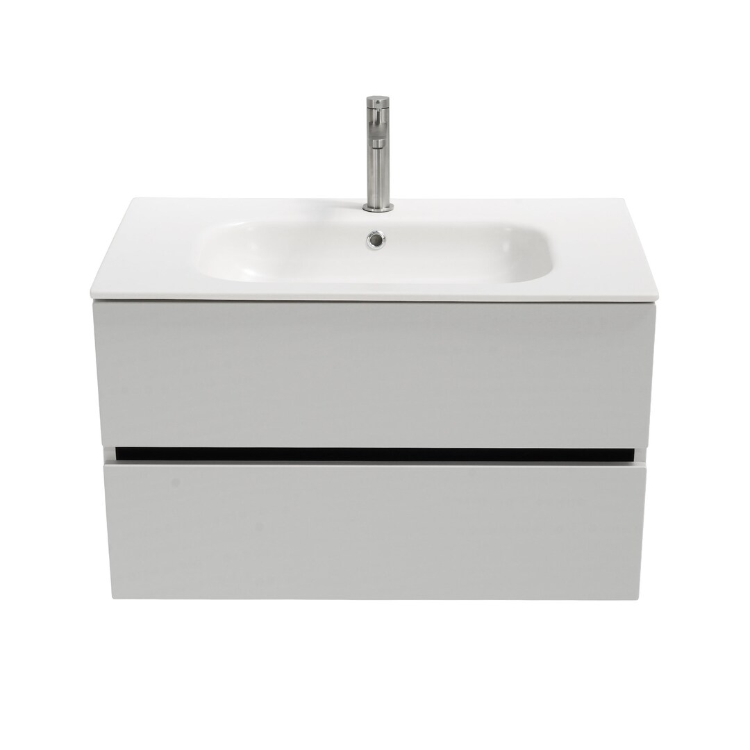 Veneto Floating Matte Cashmere Bathroom Vanity - Etsy