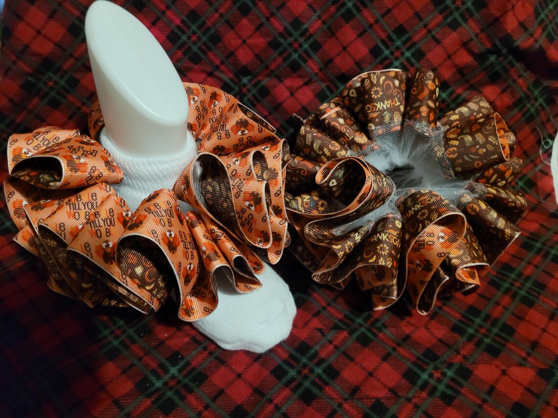 Ruffle Anklets - Etsy