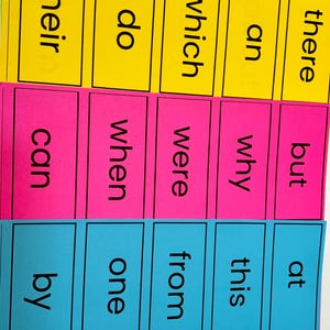 Part 1 - 50 Sight Words Printable Flashcards - From Fry's First 100 ...