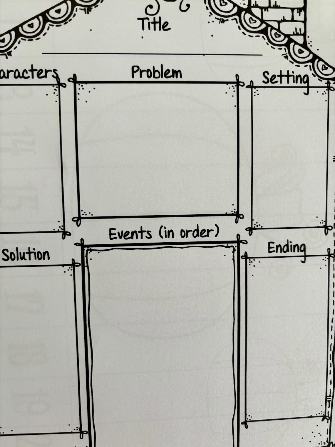 Printable Map-graphic-organize - Printable Story Reading Retell Map ...