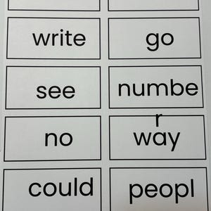 Part 2 - 50 Sight Words Printable Flashcards - From Fry's First 100 ...