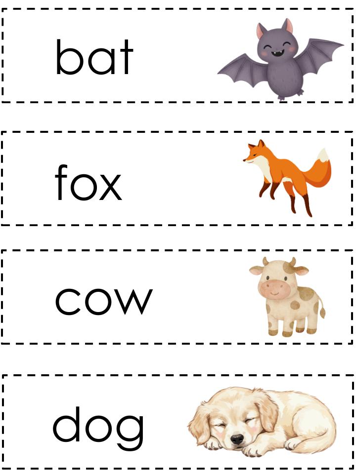 Farm Unity Vocabulary Words | Farm Animals Classroom Literacy ...