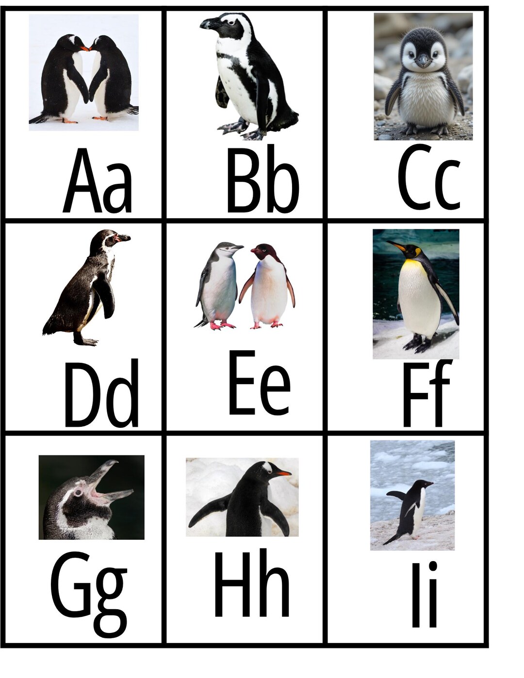 Winter Penguins Alphabet | Upper & Lowercase Letters | Classroom ...