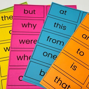 Part 2 - 50 Sight Words Printable Flashcards - From Fry's First 100 ...