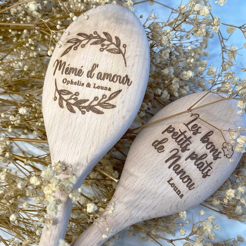 Customizable Wooden Kitchen Spoon - Etsy Canada
