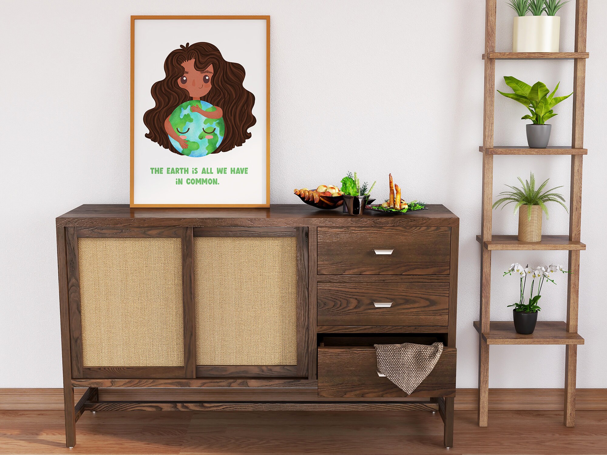 Watercolor Earth Day Clipart PNG - Etsy