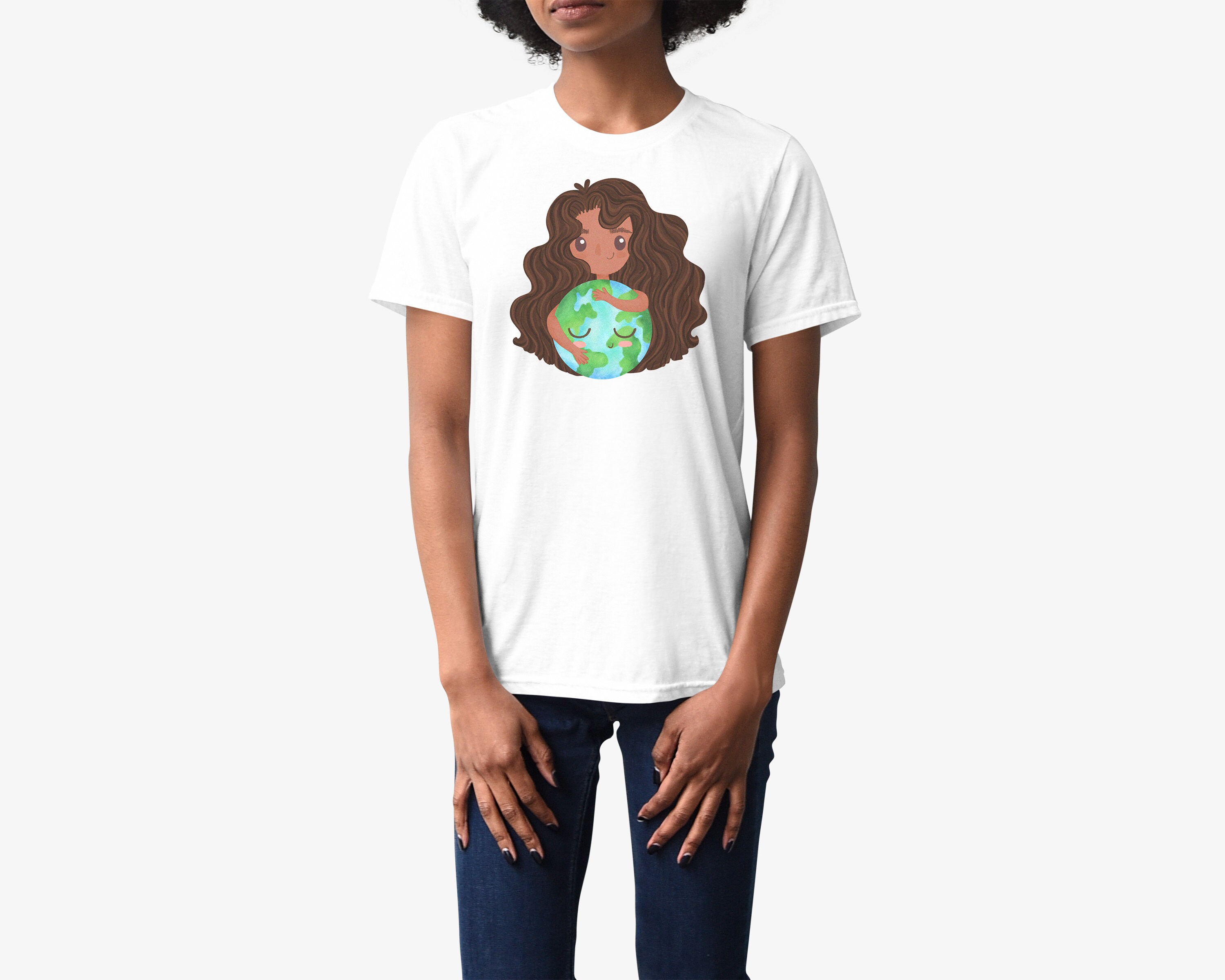 Watercolor Earth Day Clipart PNG - Etsy