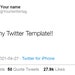 Twitter Post Templates PSD - Etsy