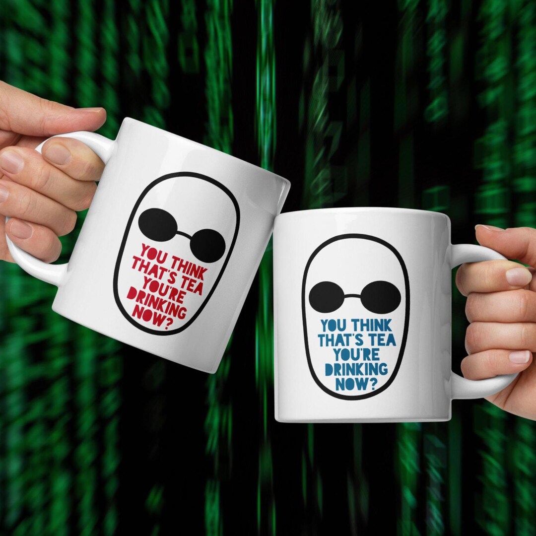 Matrix Inspired Mug for Tea Lovers, 20 Oz Tea Lover Mug, Gift for Tea ...