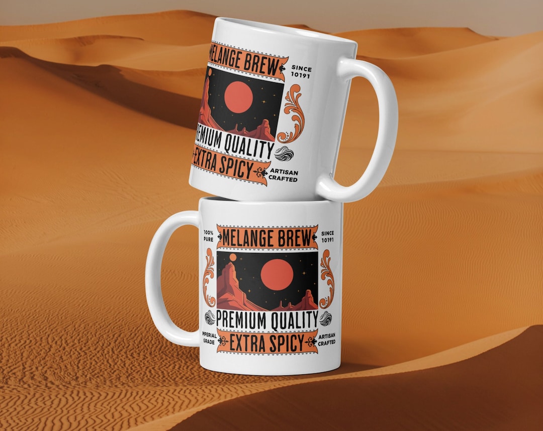 Dune Inspired Mug, Spice Melange Brew, Old Style Charm, Coffee Lover ...