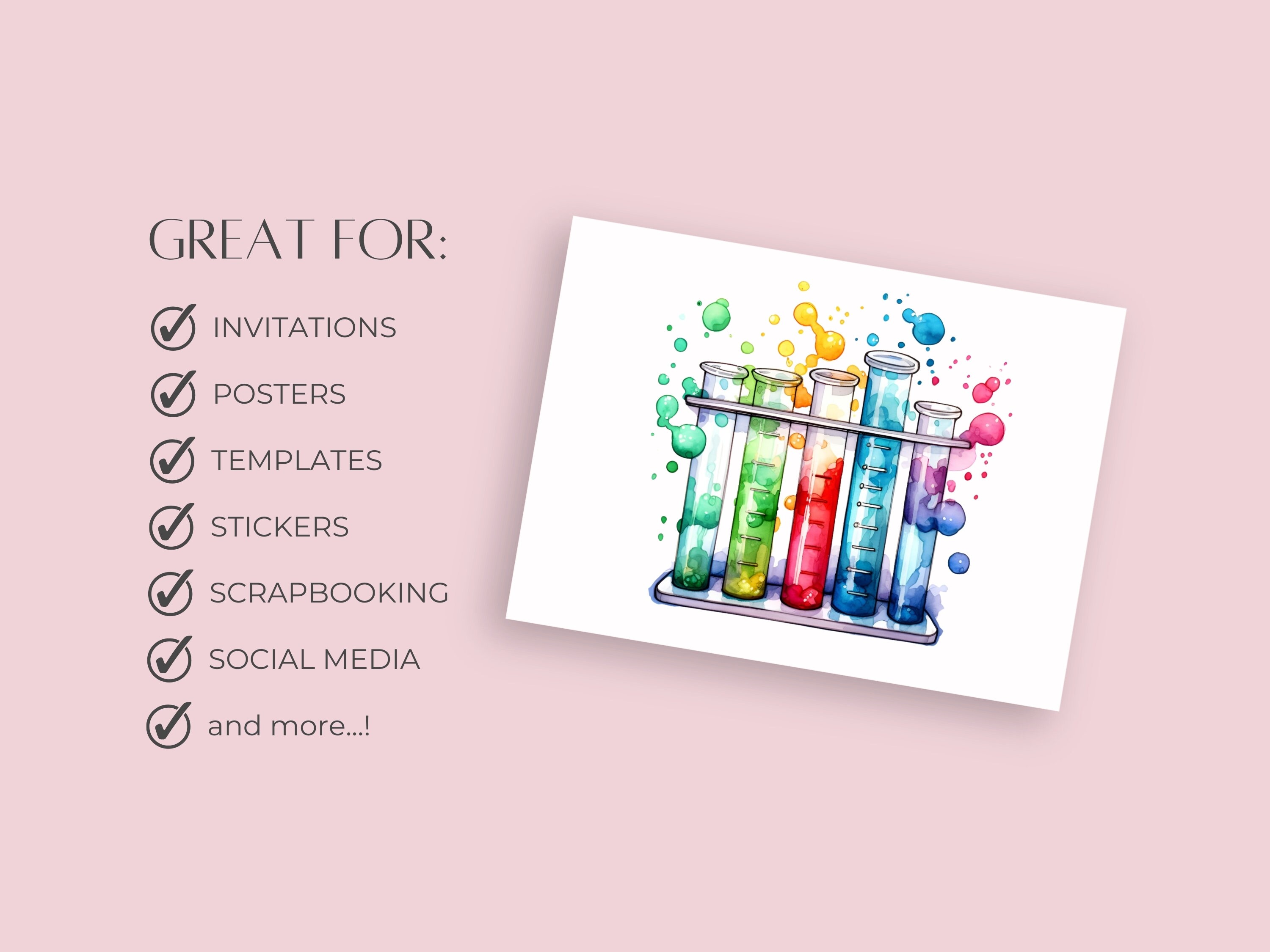 Test Tube Clipart, Single Transparent PNG, Science Clip Art, Chemistry ...