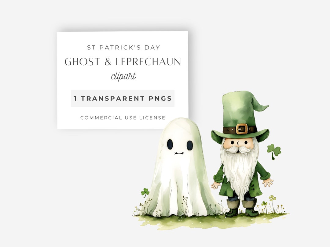 St Patricks Day Leprechaun Clipart, Friendly Ghost Clip Art ...