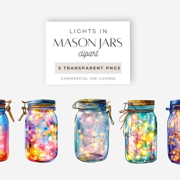 Mason Jar Lights - Etsy