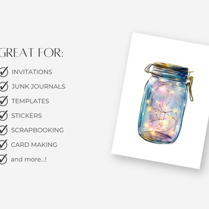 Mason Jar Lights Clipart, 5 X Transparent Pngs, Fairy Lights Clip Art ...