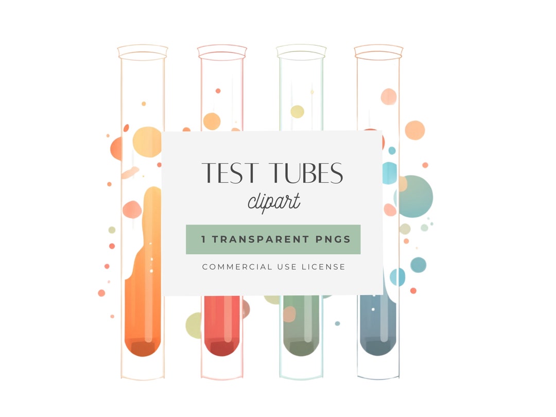 Test Tube Clipart, Single Image, Science Teacher Graphic, Chemistry ...