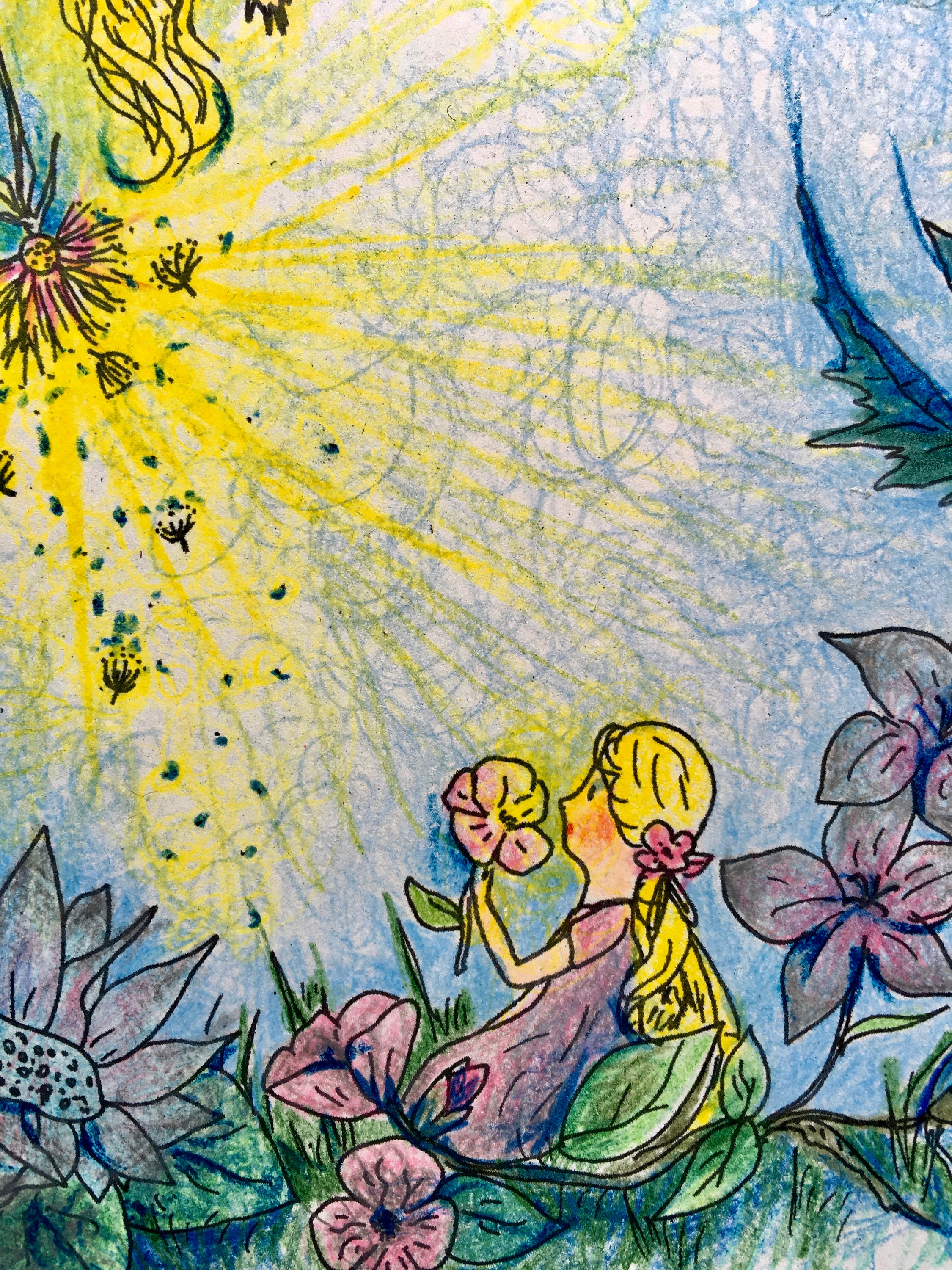 Printable Coloring Page. PDF. JPEG. 'topsy Turvy Fairy Fun' Unique ...