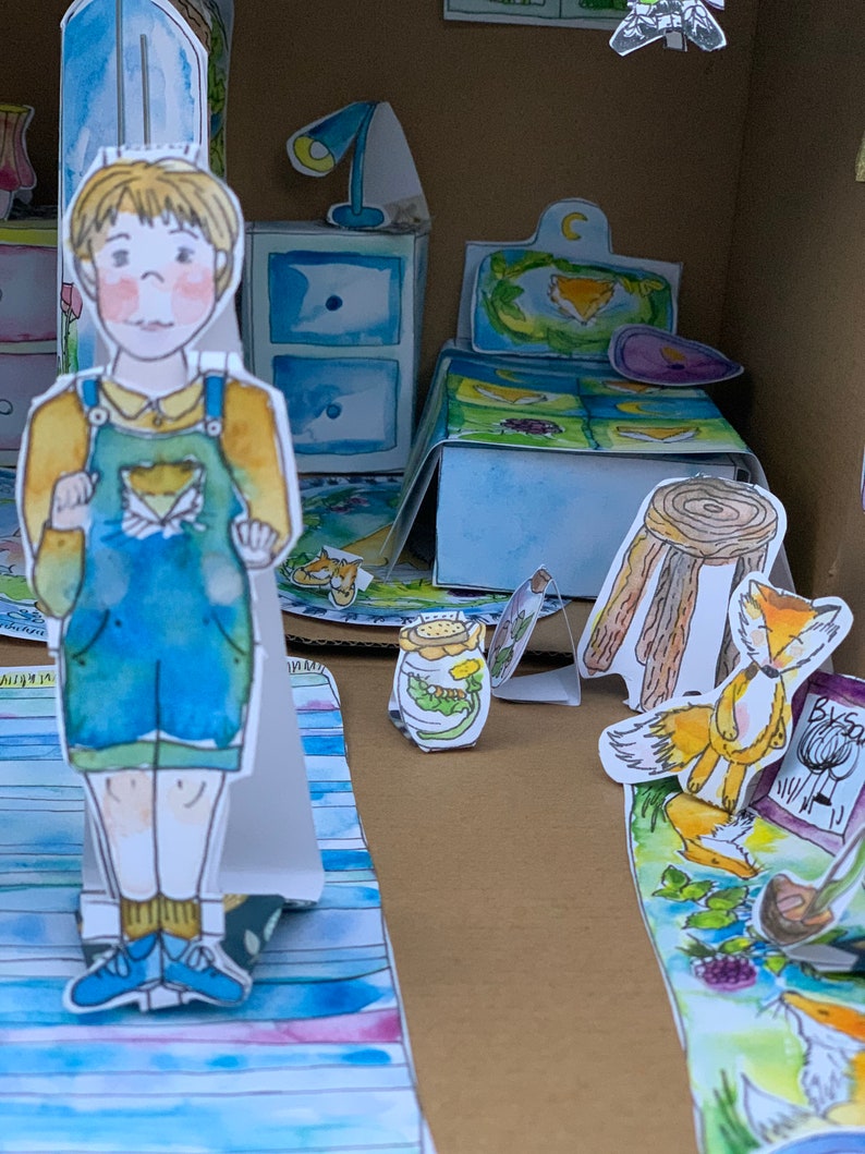 Suzy & Sam Paper Dolls. Coloring Set. Paper Dolls and Paper Doll ...