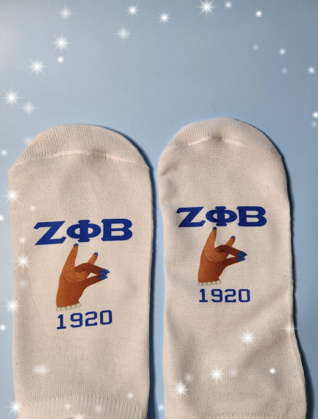 Zeta Phi Beta Socks - Etsy