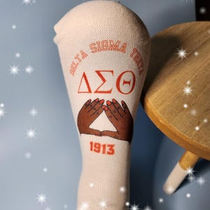 Delta Sigma Theta Socks - Etsy