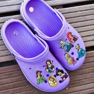20pcs Princess Character Themed Shoe Charms, Frozen Charms for Crocs ...