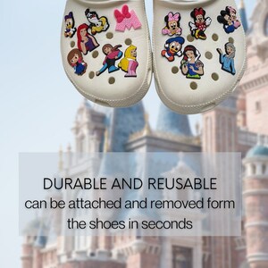 20pcs Princess Character Themed Shoe Charms, Frozen Charms for Crocs ...