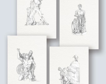 Roman Gods Cards - Etsy