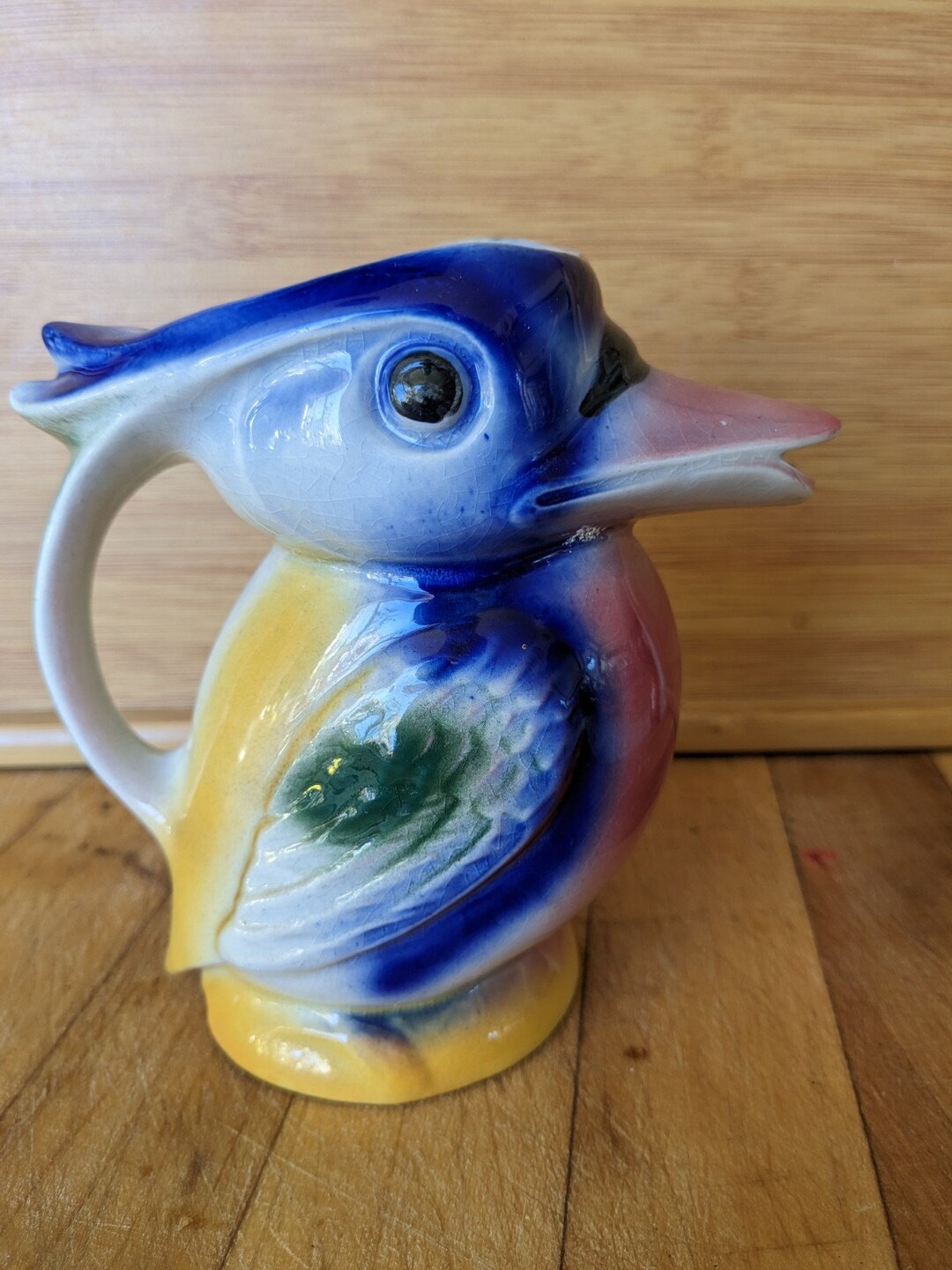 Vintage Kookaburra Ceramic Creamer Bird Pitcher - Etsy