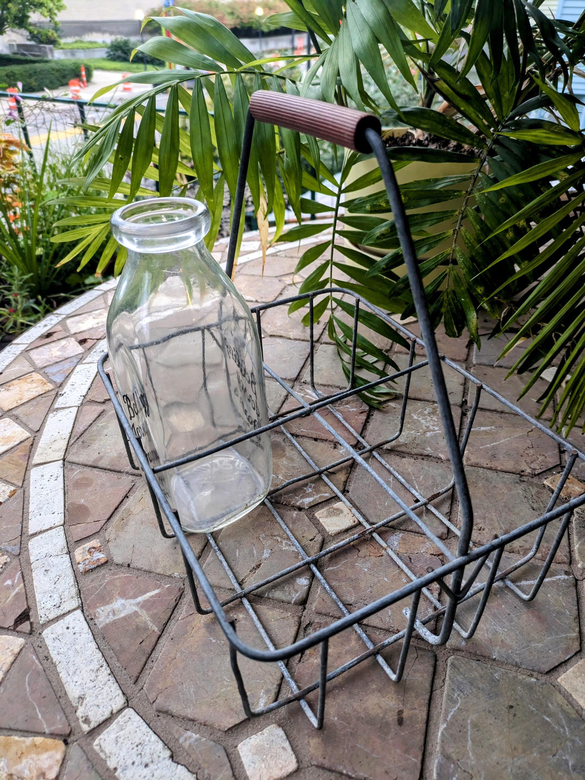 Classic 40s Milk Bottle Carrier - Etsy