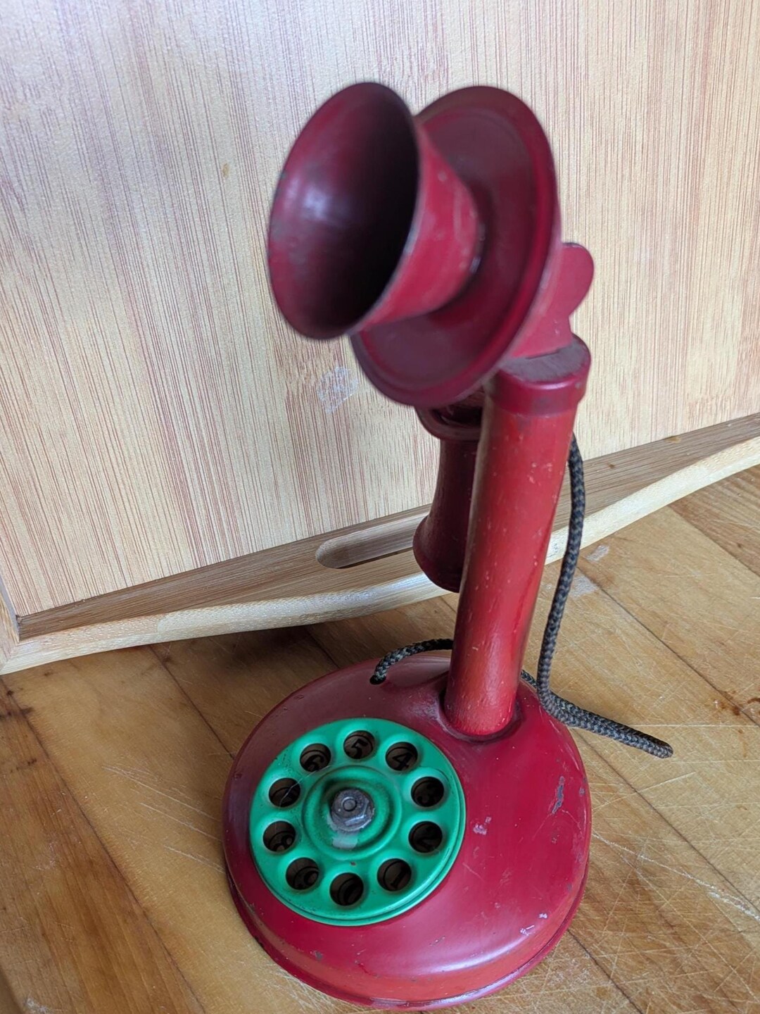 40's Toy Candlestick Phone - Etsy