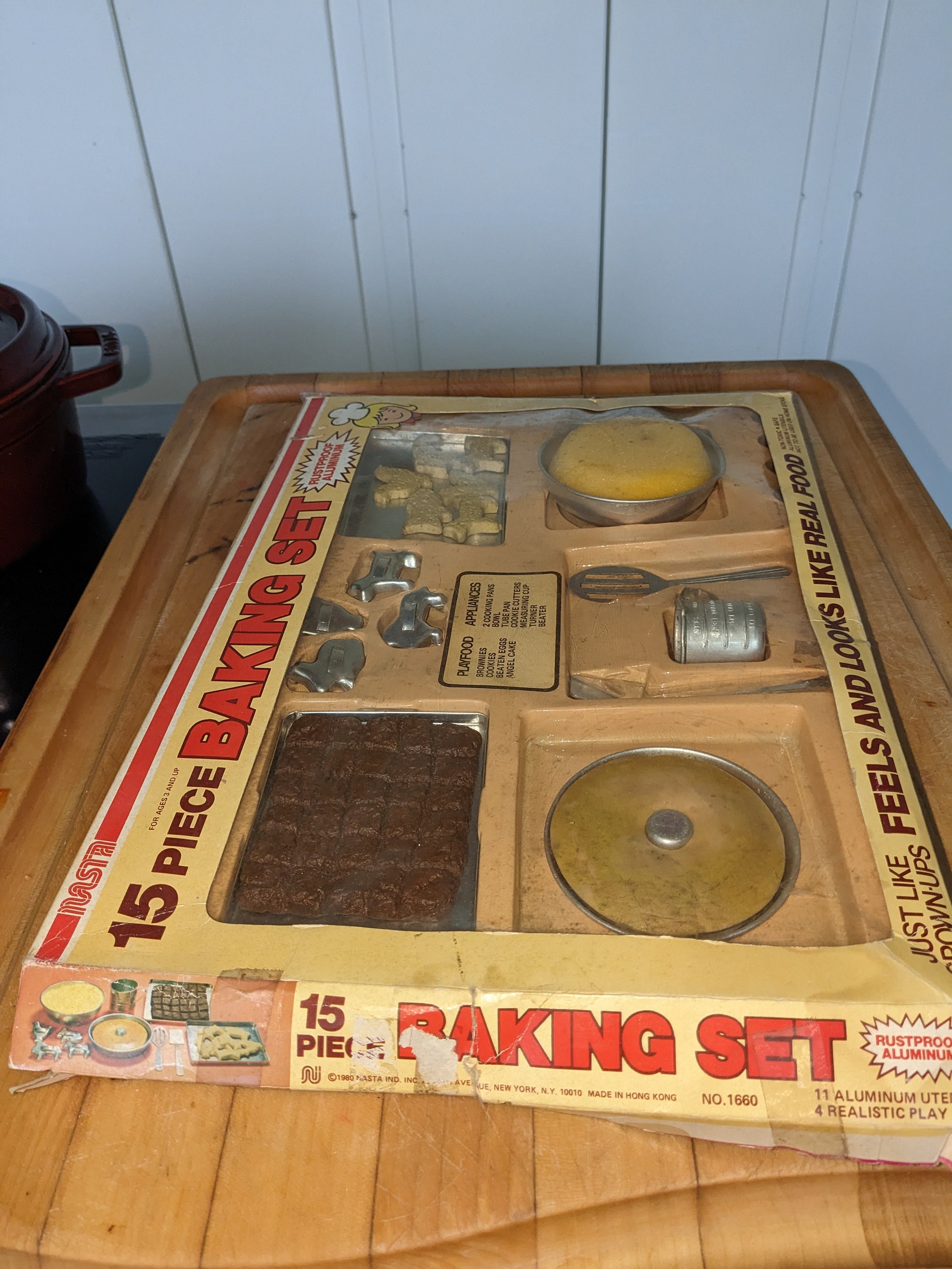 Vintage Child's Baking Set in Original Box - Etsy