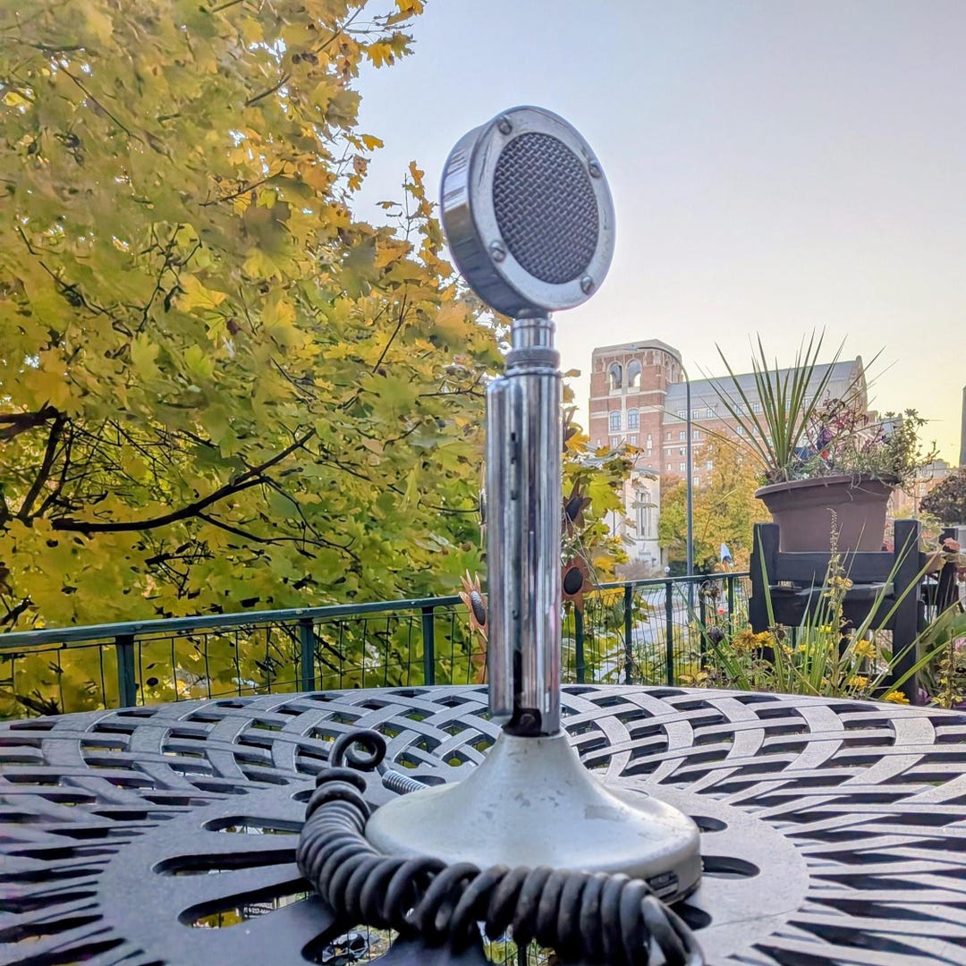 Vintage Astatic "lollipop" Microphone - Etsy