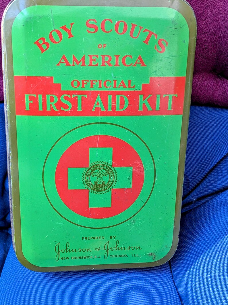 Vintage Boy Scouts First Aid Kit - Etsy
