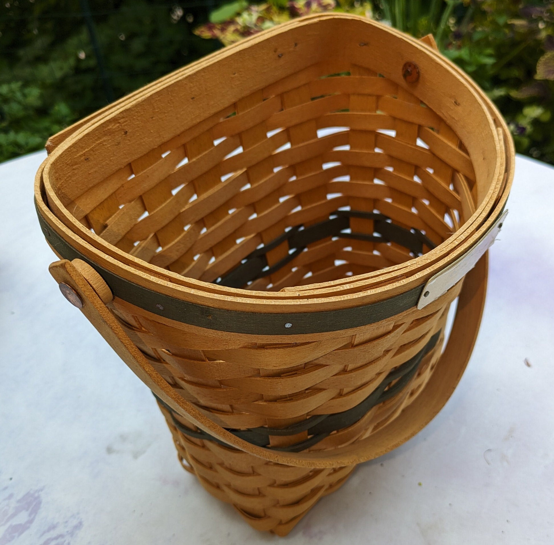 Longaberger Wall Hanging Mail Basket - Etsy