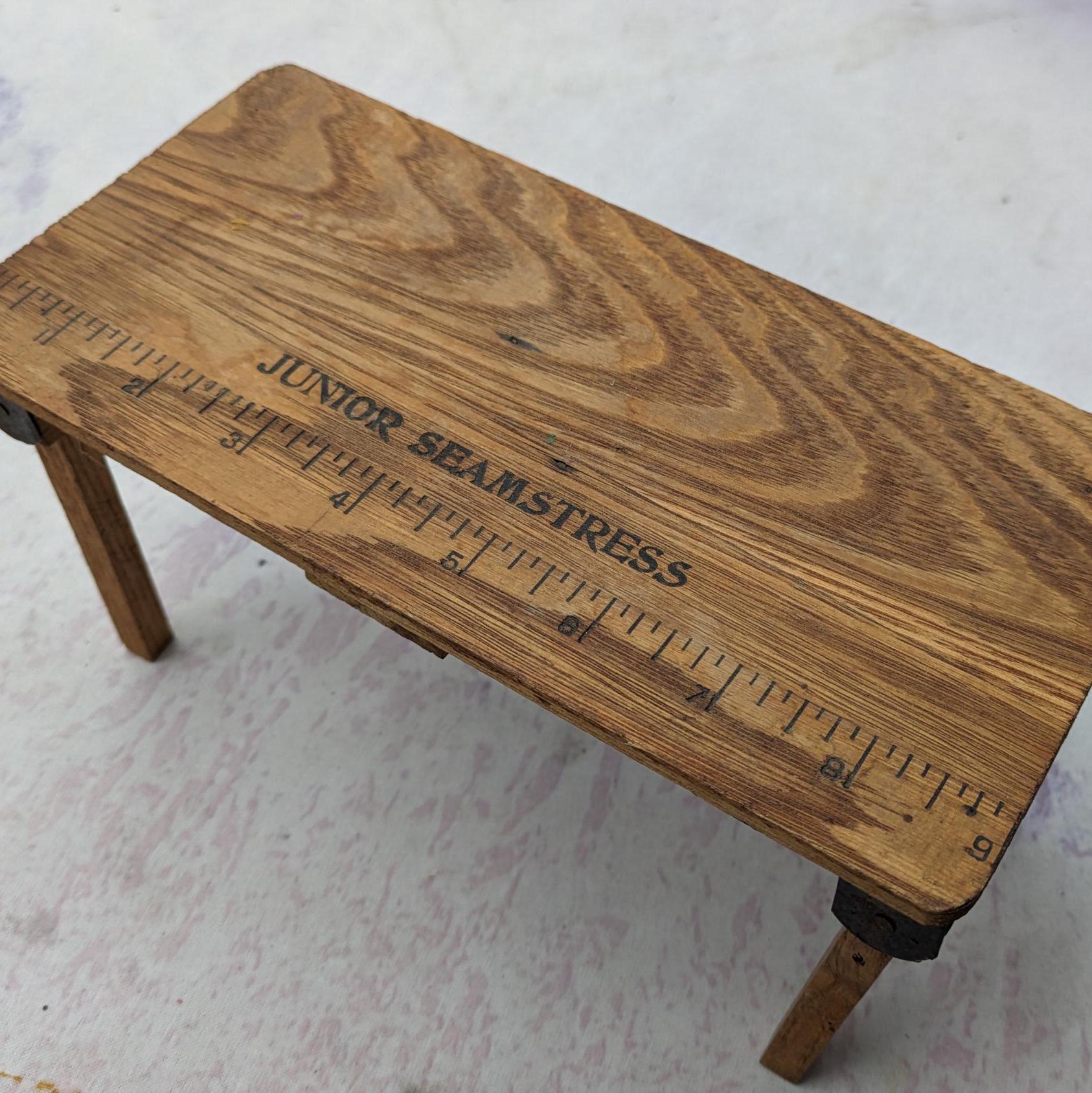 Antique Toy Folding Sewing Table - Etsy