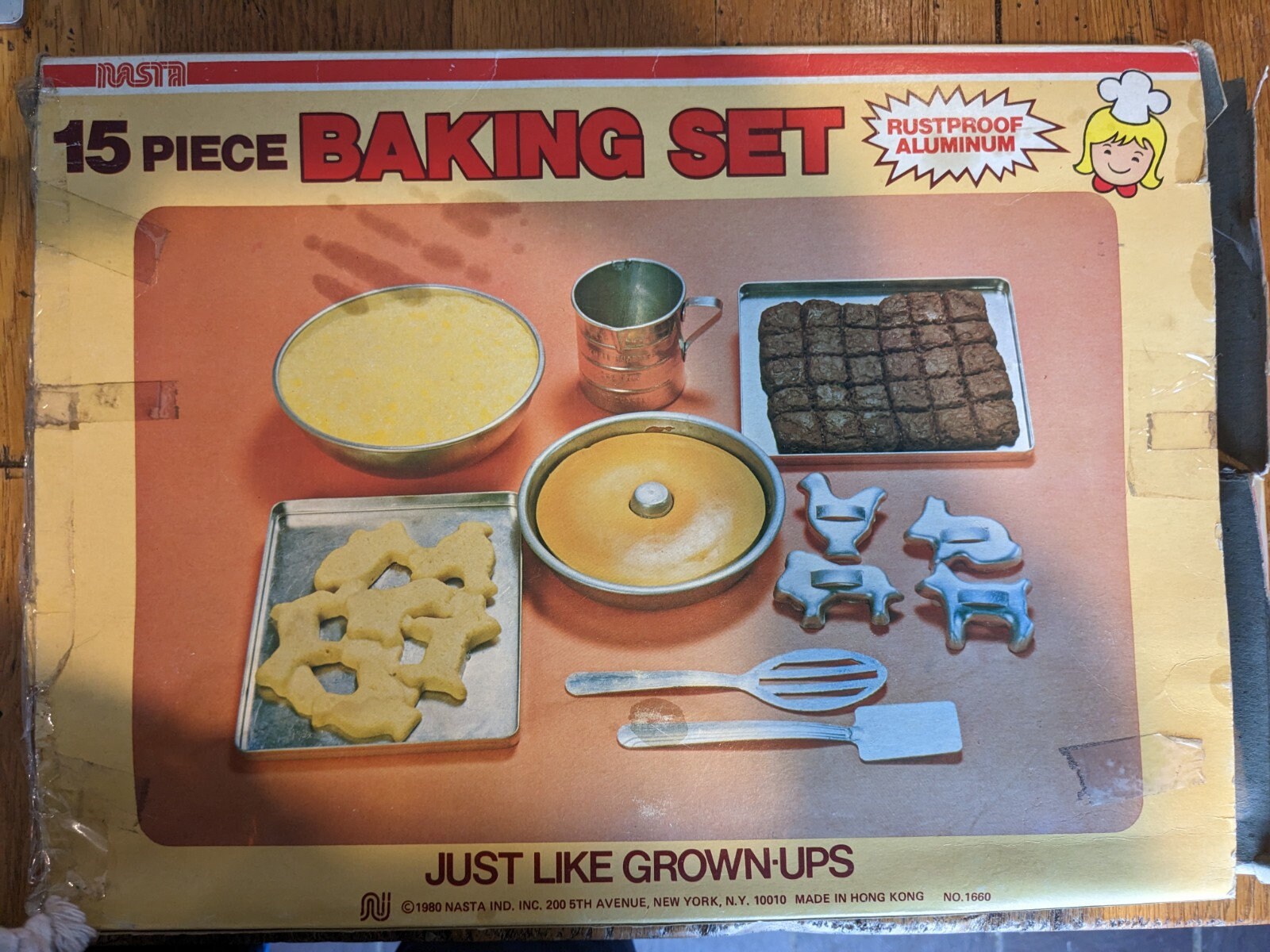 Vintage Child's Baking Set in Original Box - Etsy
