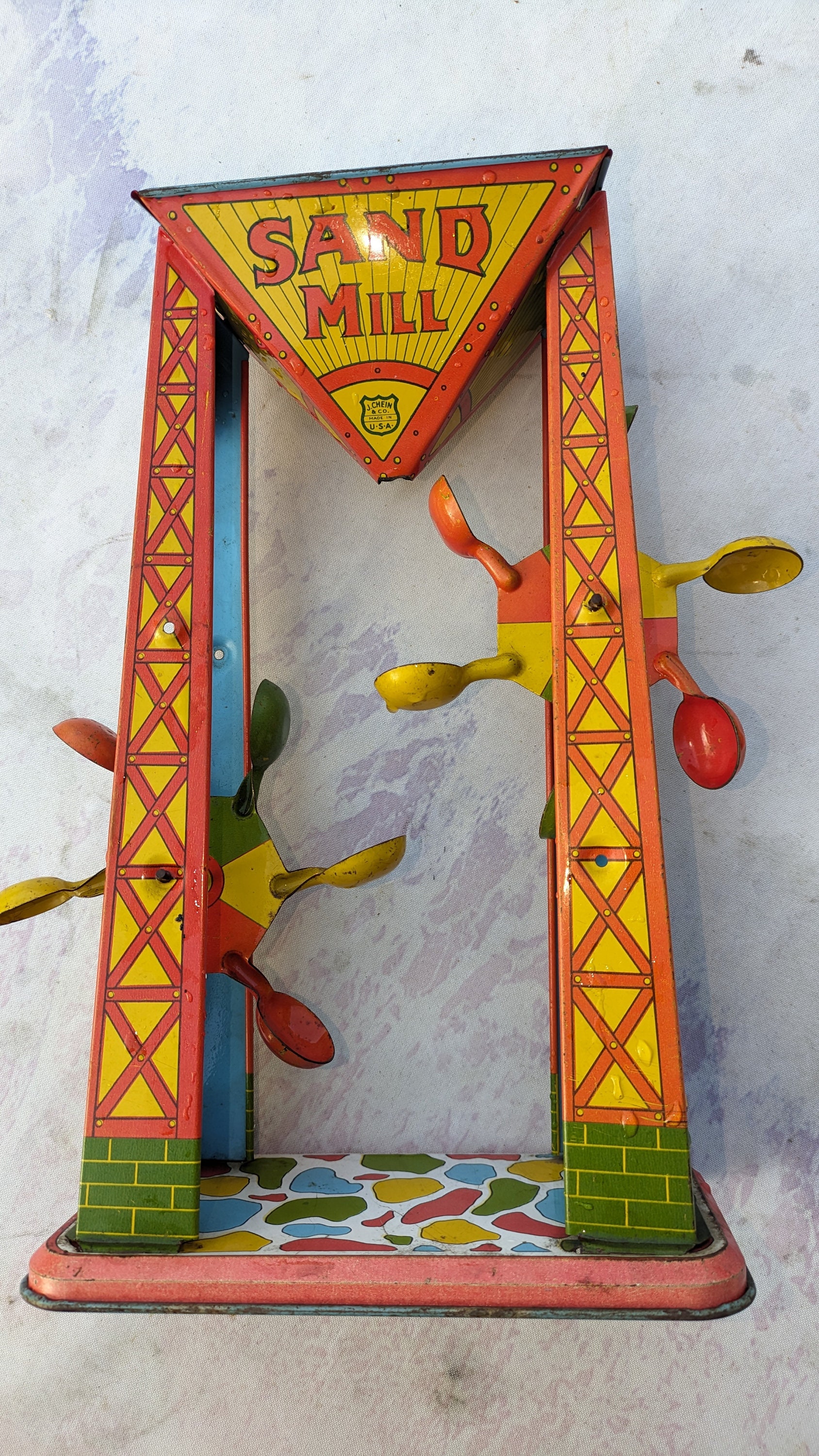 Rare J. Chein 1930a Sand Mill Toy - Etsy