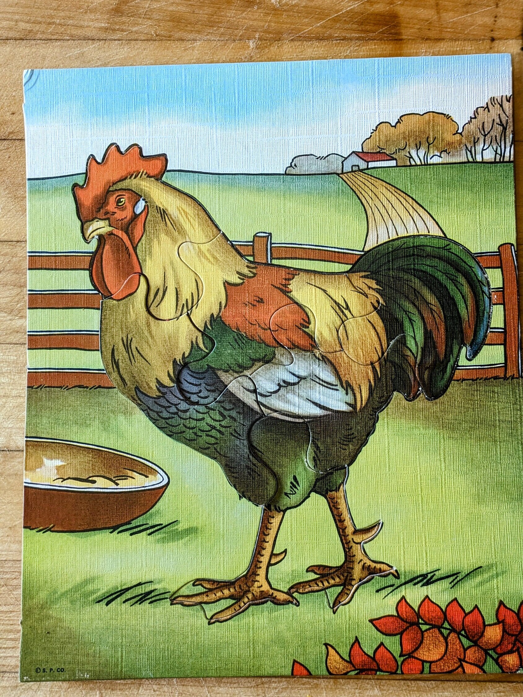 6 Farm Animal Picture Puzzles - 1940s Boxed Set - Etsy