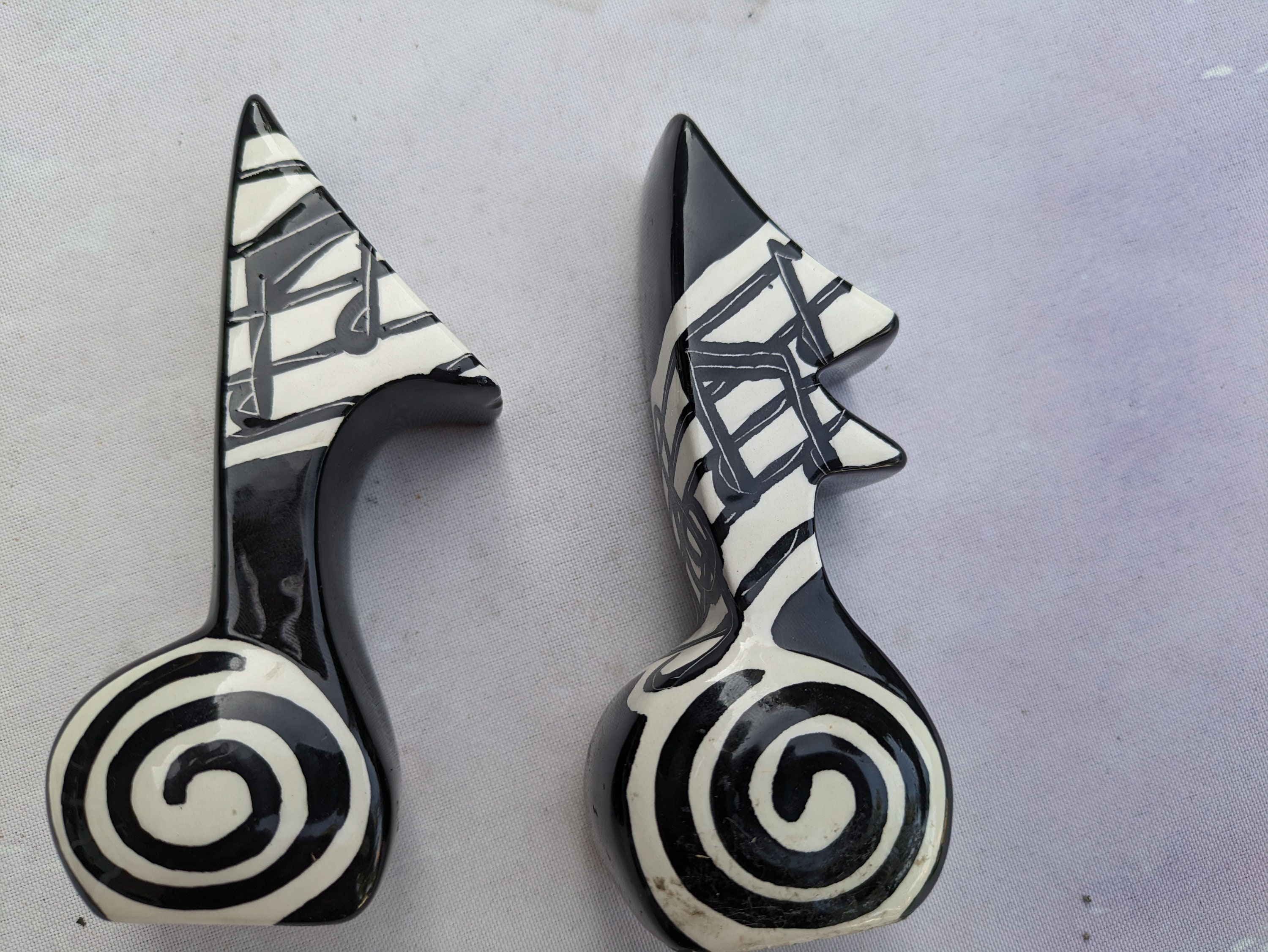 Vintage Ceramic Music Note Salt & Pepper Shakers - Etsy