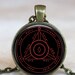 Abaddon Satanic Occult Seal Sigil Necklace, Abaddon Witchcraft Demon ...