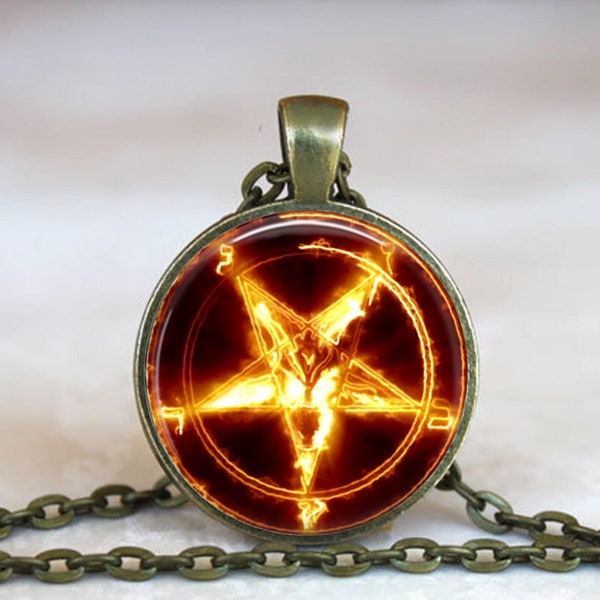 Pentagram Necklace - Etsy