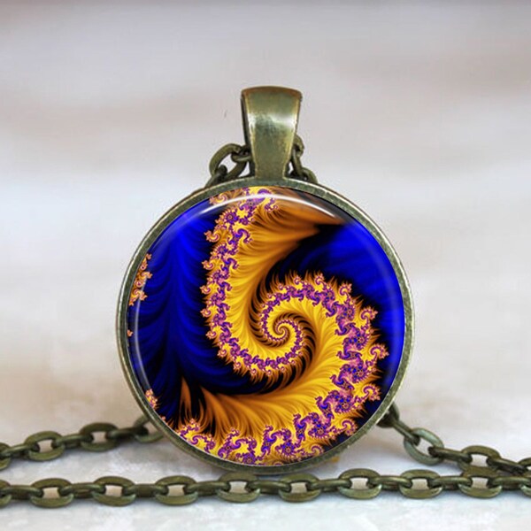 Fibonacci Pendant - Etsy
