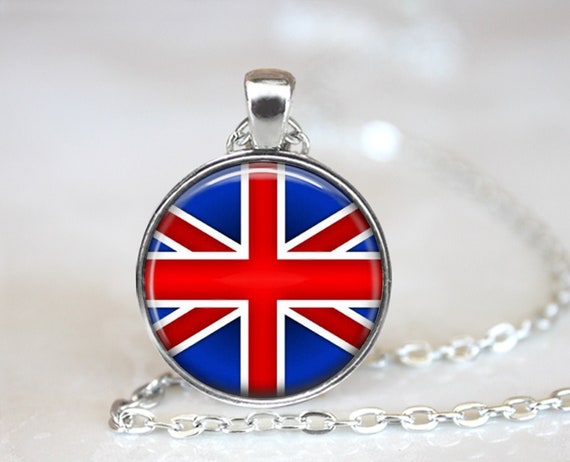 British Union Jack Necklace | Etsy